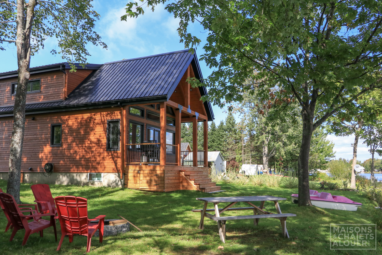 Chalet à louer Chaudière-Appalaches | Chalet L'eau Vive